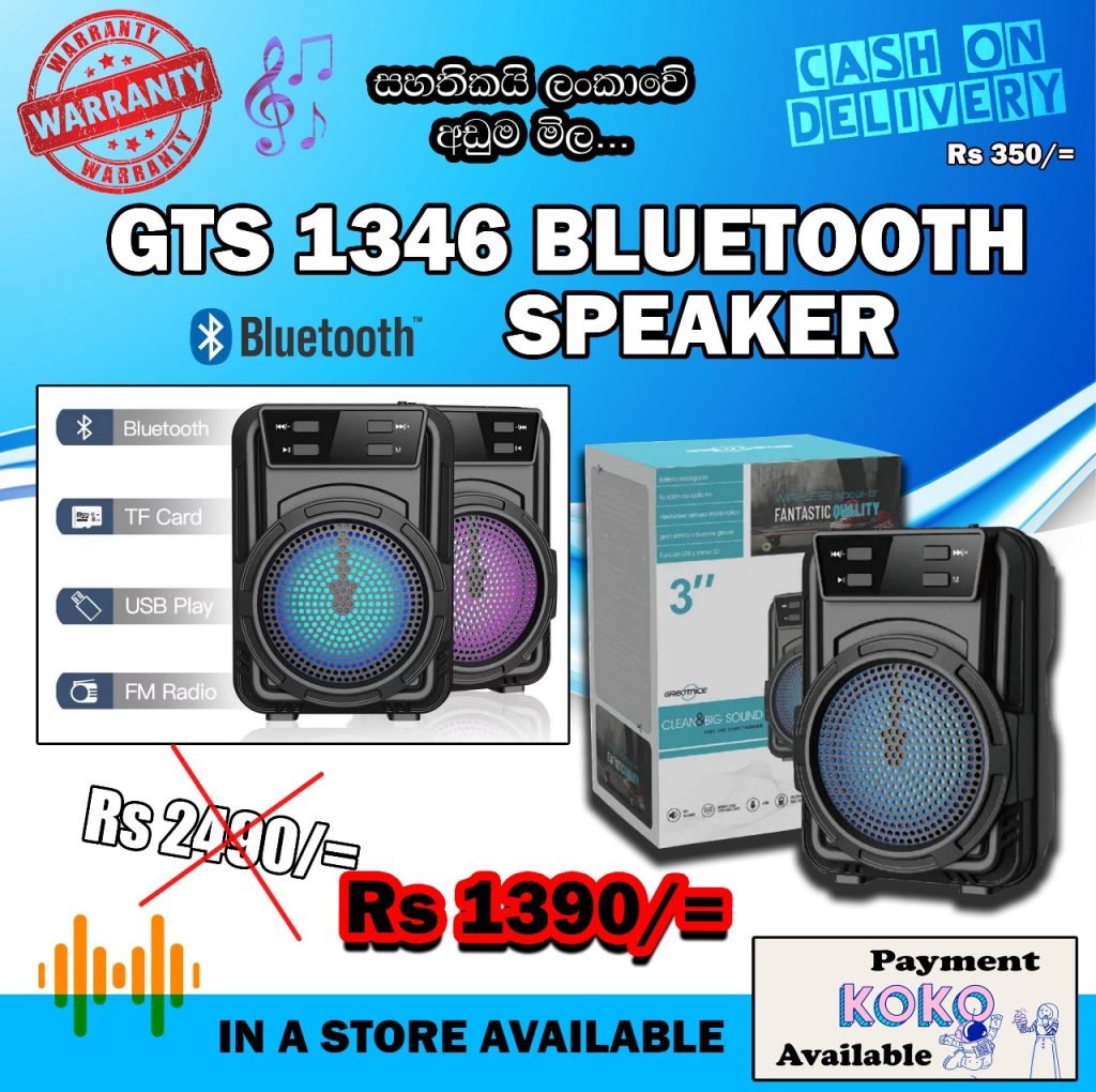 GTS 1336 Bluetooth speaker - Best Shopping.lk